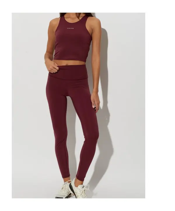 ANINE BING Elina Logo-print Racerback Top