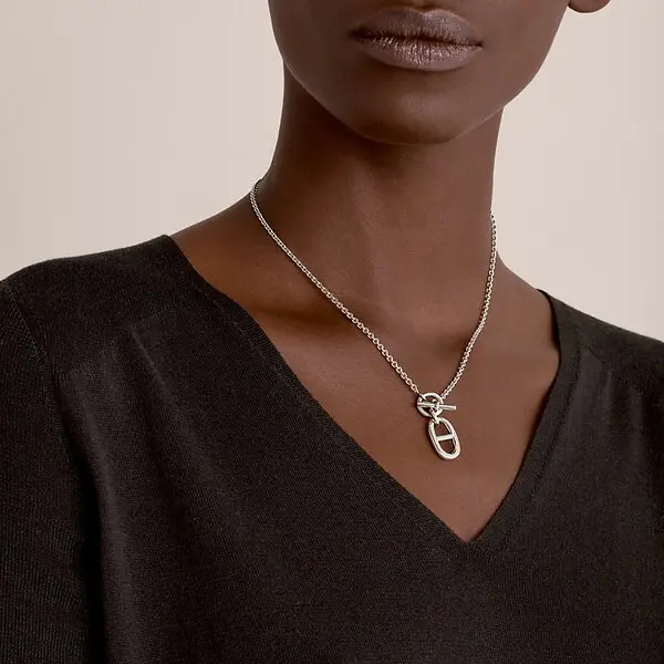 Hermès Chaine D'ancre Pendant Necklace
