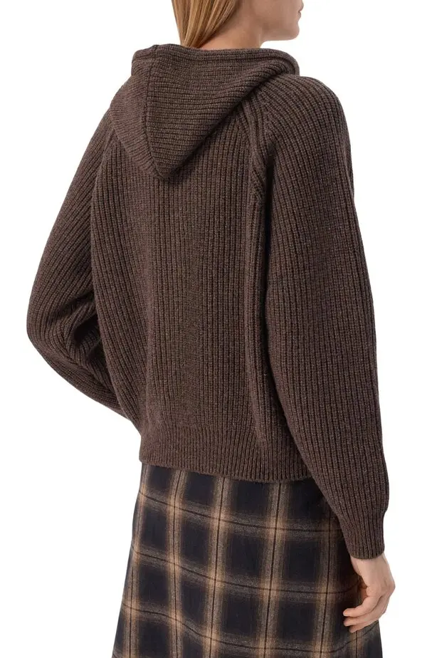 DUNST Hooded Zip-up Cardigan