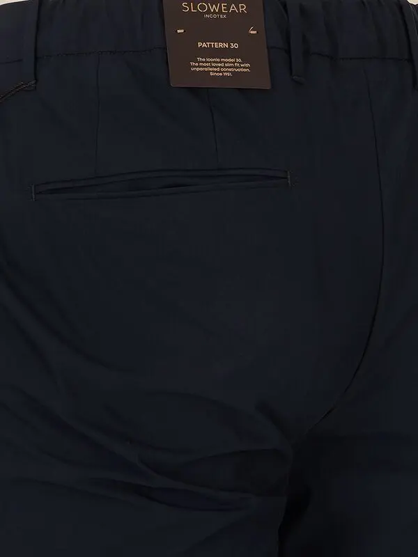 Incotex Teknotela Logo Patch Slim-fit Pants