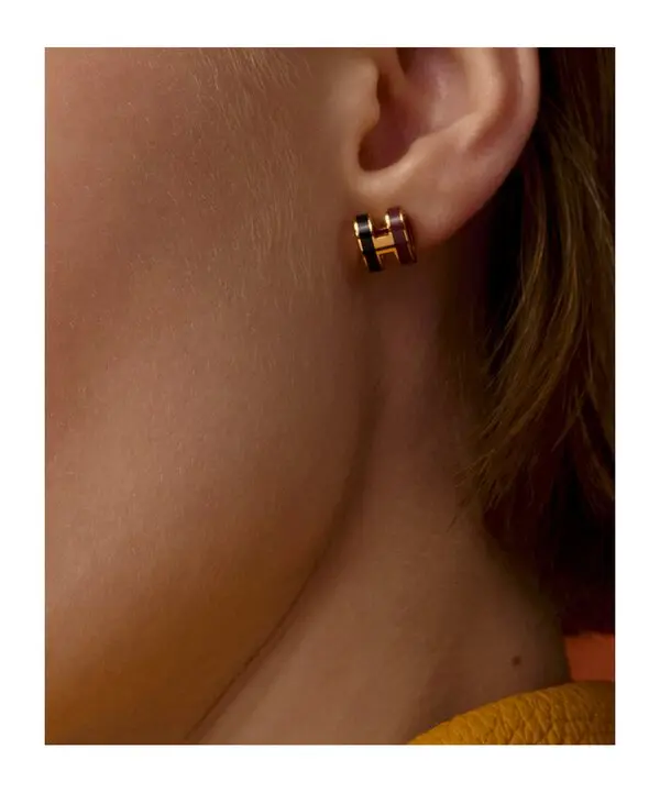 Hermès Mini Pop H Rocabar Earrings