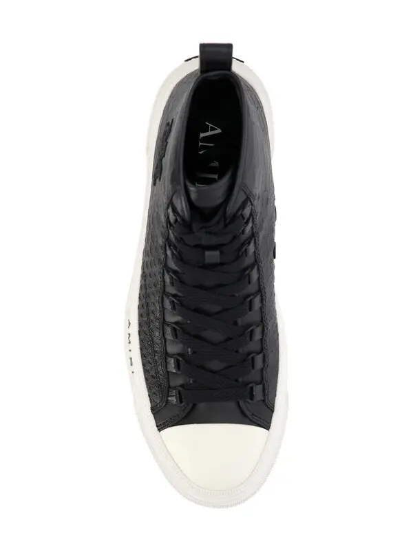 Amiri Python Embossed Ma Court Hi Sneakers
