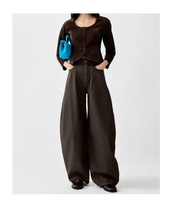 Jacquemus Ovalo High-rise Barrel-leg Jeans
