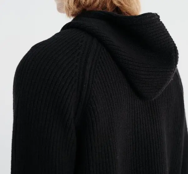 DUNST Zip-up Hooded Cardigan