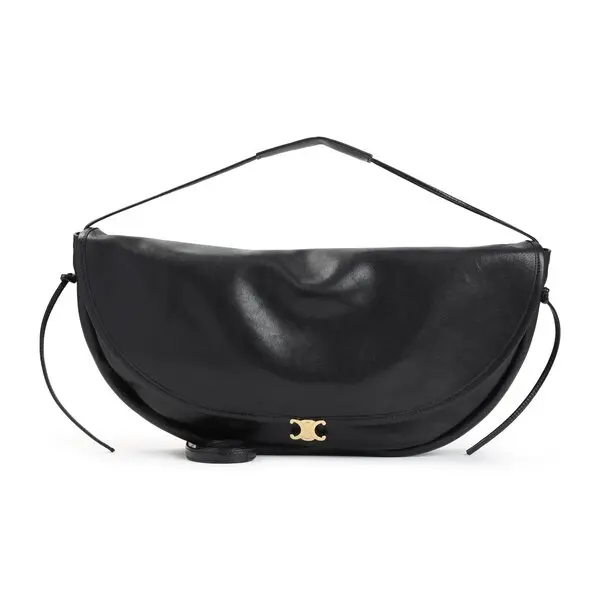 Celine Halfmoon Soft Handbag - Black