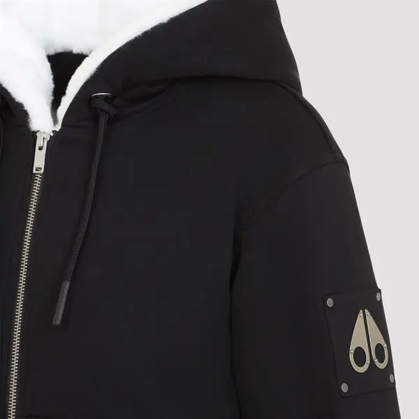 Moose Knuckles Classic Bunny Hoodie - Black