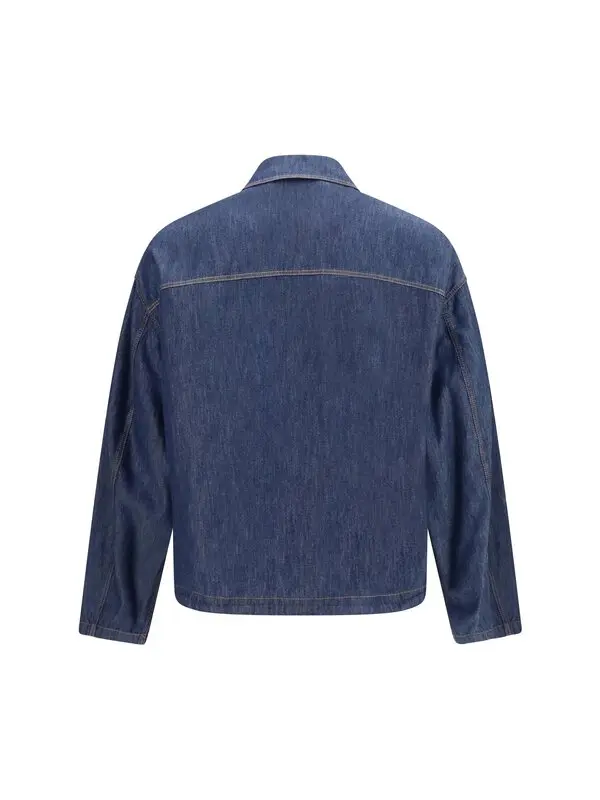 Loewe Cotton Zip Jacket - Blue