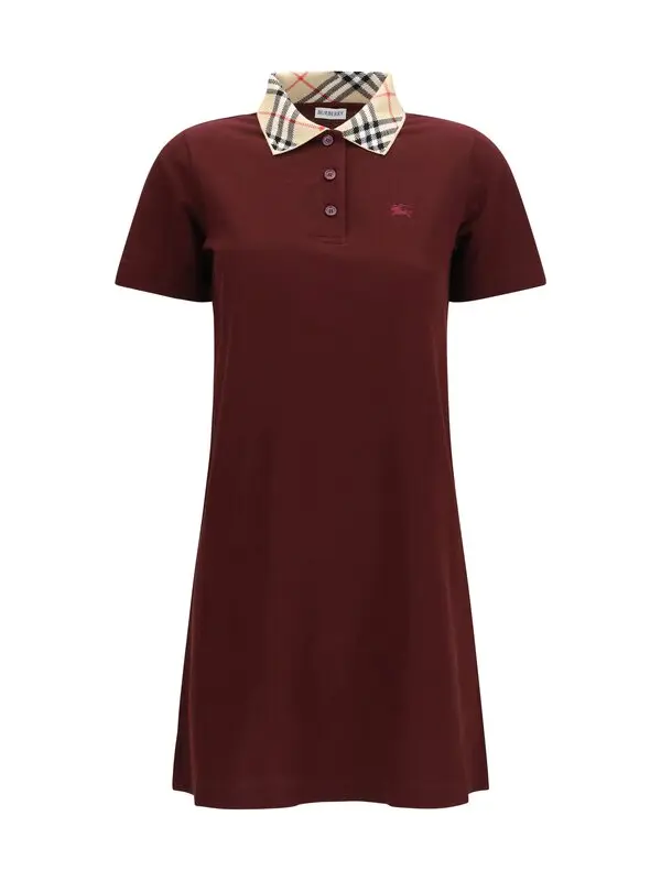 Burberry Polo-style Cotton Dress - Multicolor
