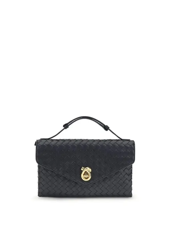 Bottega Veneta Knot Lock Shoulder Bag - Blue