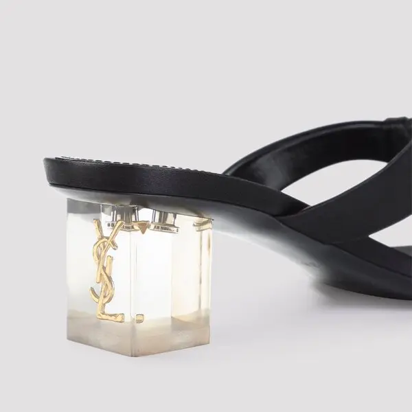 Saint Laurent Sip Sandals - Black