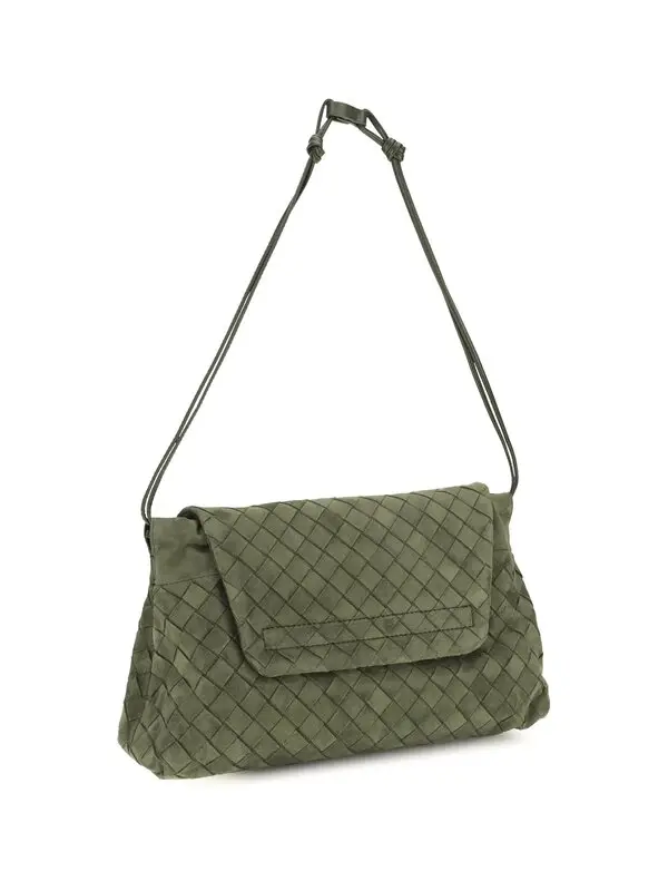 Bottega Veneta Giorno Shoulder Bag - Green
