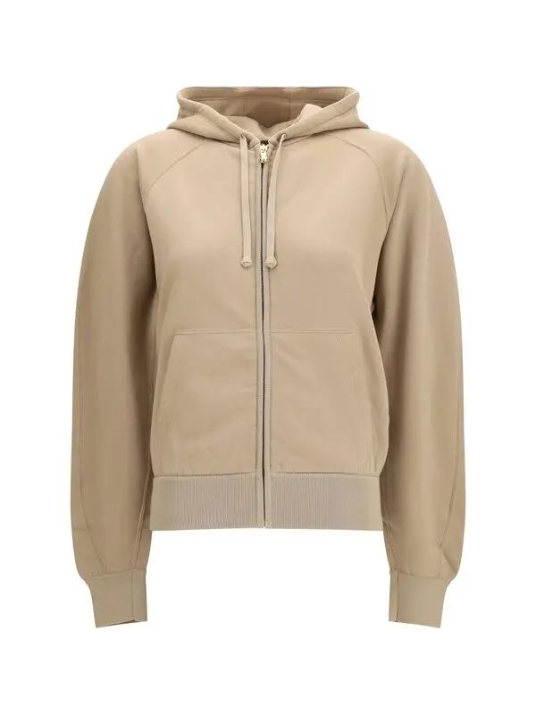 Loro Piana Neem Hooded Sweatshirt In Sea Island Cotton And Cashmere - Cream