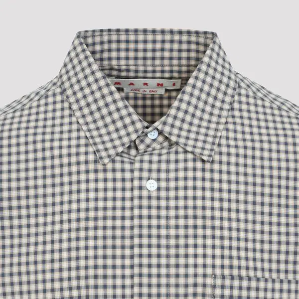 Marni Micro Check Pattern Shirt - Multicolor