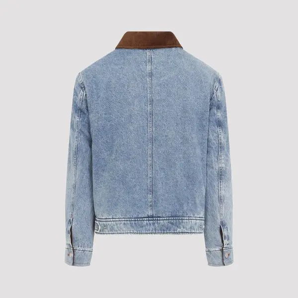 AMI Paris Adc Zipped Jacket - Blue