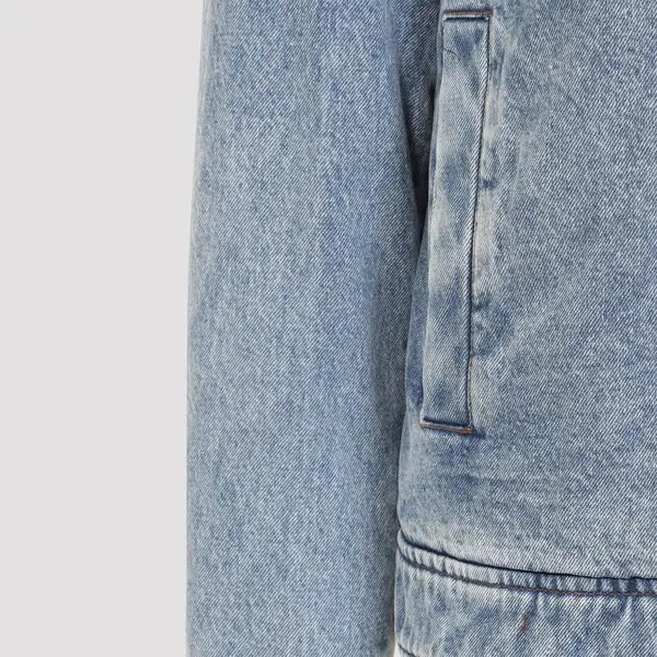 AMI Paris Adc Zipped Jacket - Blue