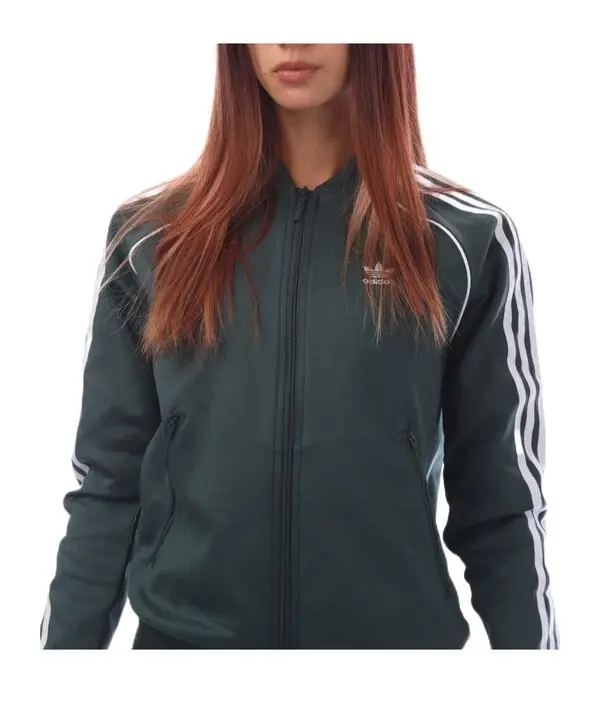 ADIDAS ORIGINALS Classic Casual Track Jacket - Green