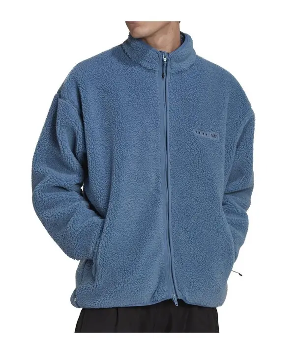 ADIDAS ORIGINALS Standcollar Teddy Fleece Jacket