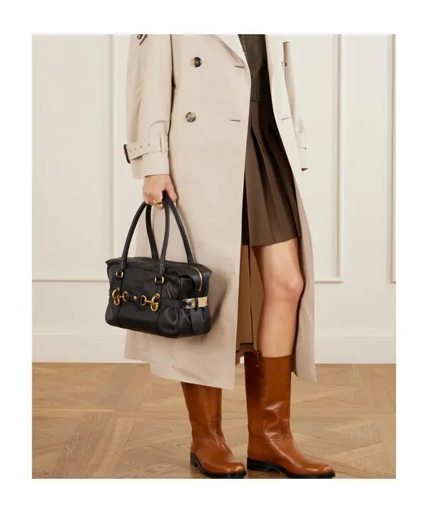 Burberry Ring-detailed Zipped Tote Bag