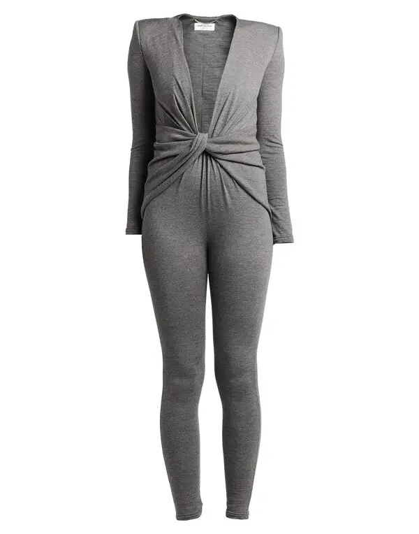 Saint Laurent Wool Knit Jumpsuit