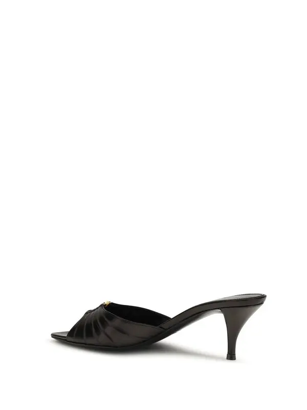 Saint Laurent Babylone Sandals - Black