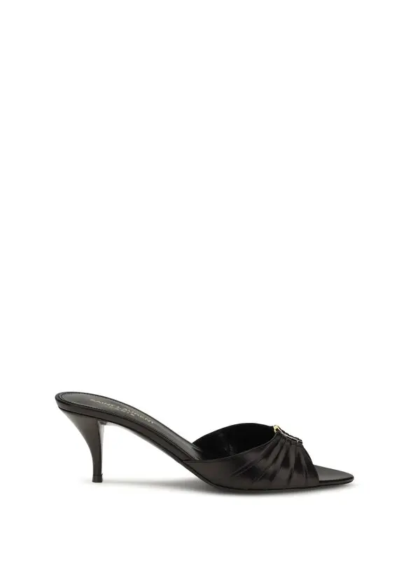 Saint Laurent Babylone Sandals - Black