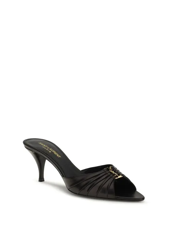 Saint Laurent Babylone Sandals - Black