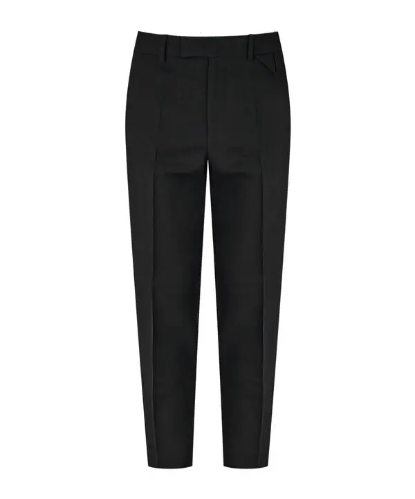 Bottega Veneta Highwaisted Slim Tapered Trousers - Black