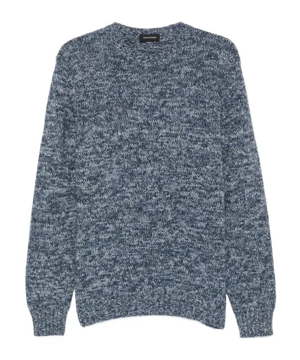 Tagliatore Salen Marl-knit Crew Neck Sweater