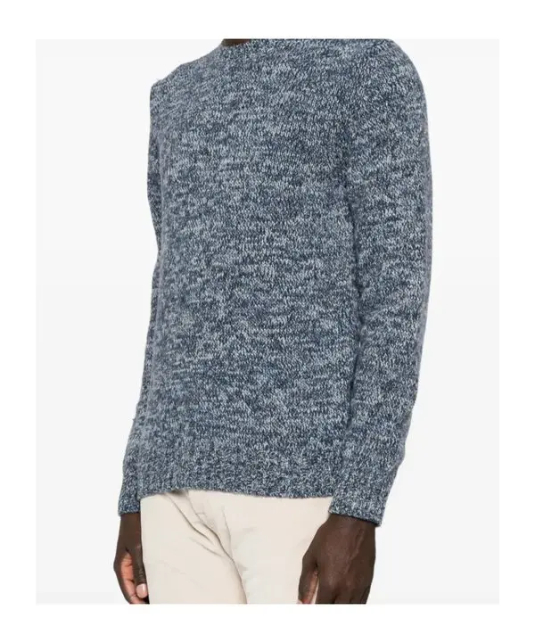 Tagliatore Salen Marl-knit Crew Neck Sweater