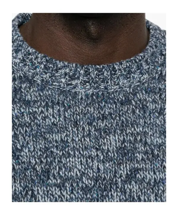 Tagliatore Salen Marl-knit Crew Neck Sweater