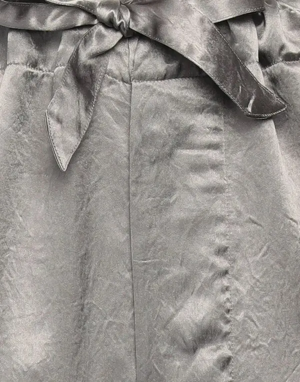 MAISON MARGIELA Solid-colored Satin Trousers