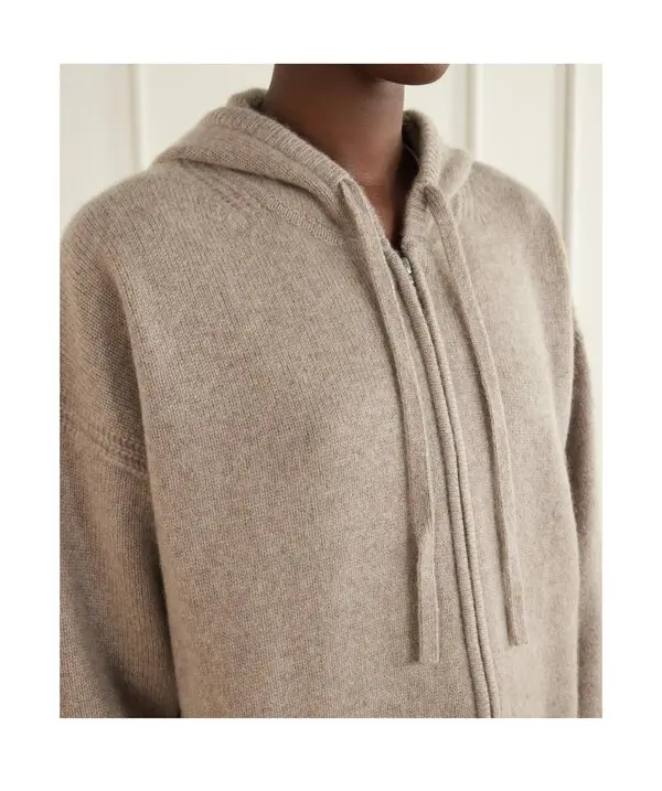 Arch4 Long-sleeve Hooded Knit Top