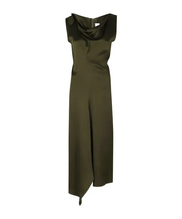 Victoria Beckham Ruffled Asymmetric Dress