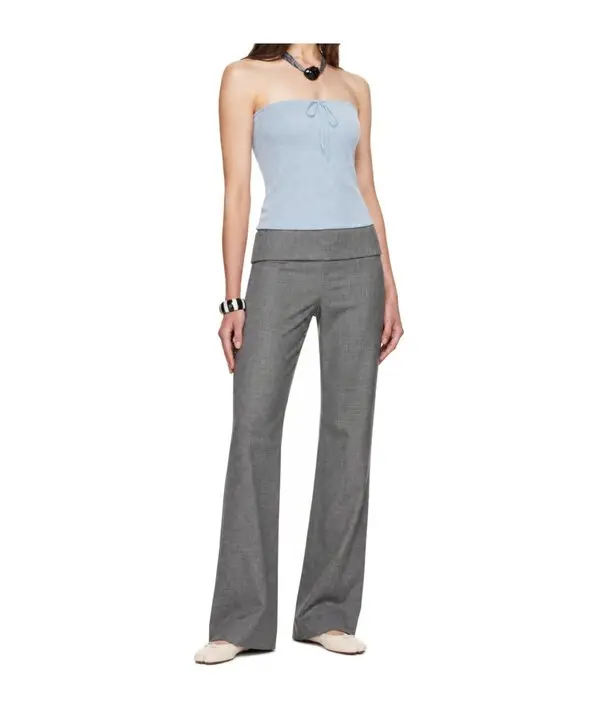 ST. AGNI Folded-up Waistband Trousers
