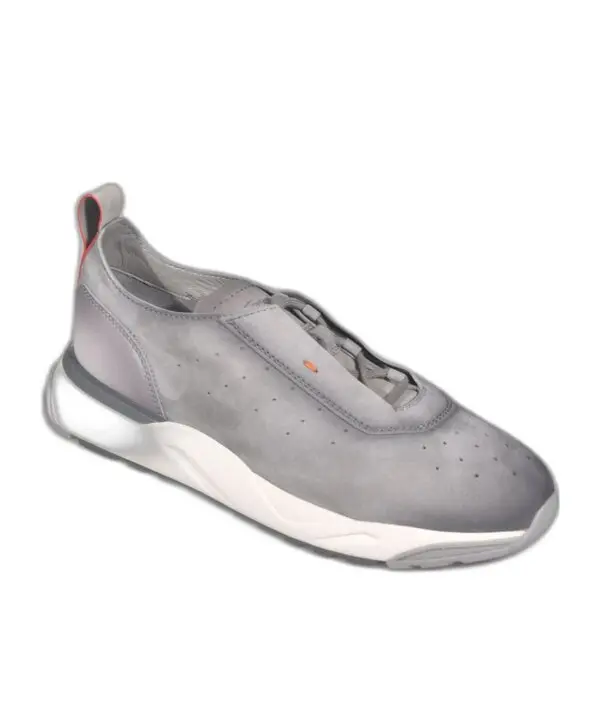 Santoni Perforated Slip-on Sneakers