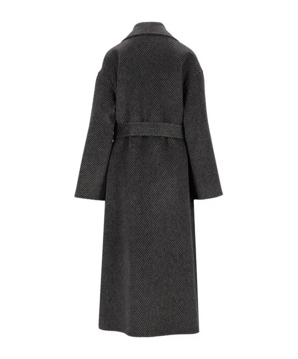 Emporio Armani Belted Double-breasted Coat