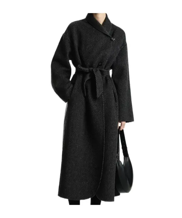 Emporio Armani Belted Double-breasted Coat