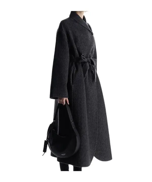 Emporio Armani Belted Double-breasted Coat