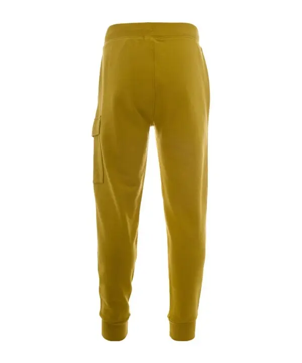 C.P. COMPANY Diagonal Raised Fleece Cargo Lens Sweatpants