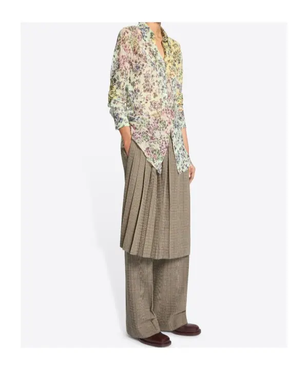 Dries Van Noten Fitted Jacquard Shirt
