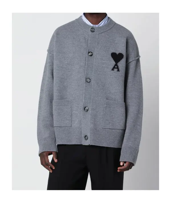 AMI Paris Long-sleeved Cardigan