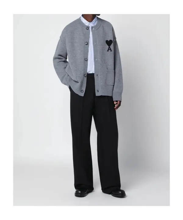 AMI Paris Long-sleeved Cardigan