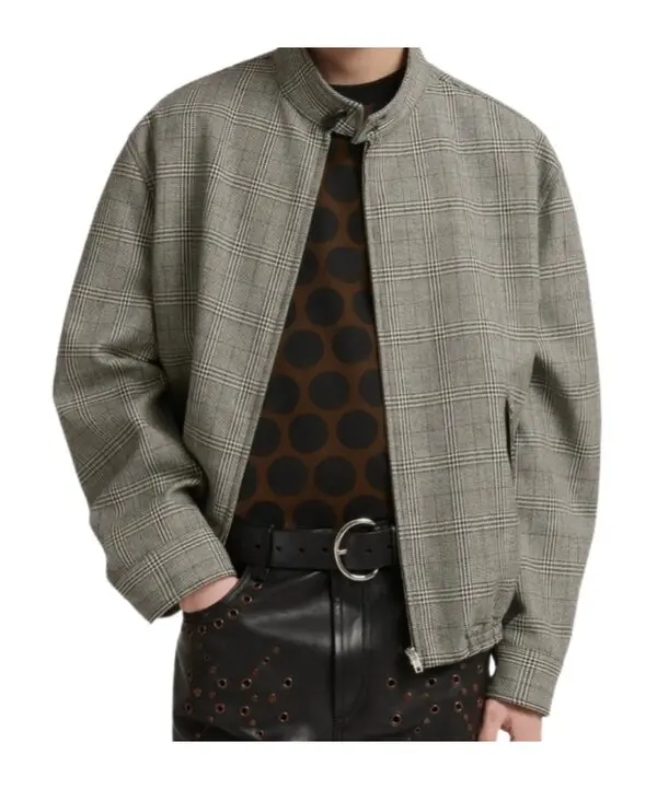 Marni Zip-up Checked Jacket