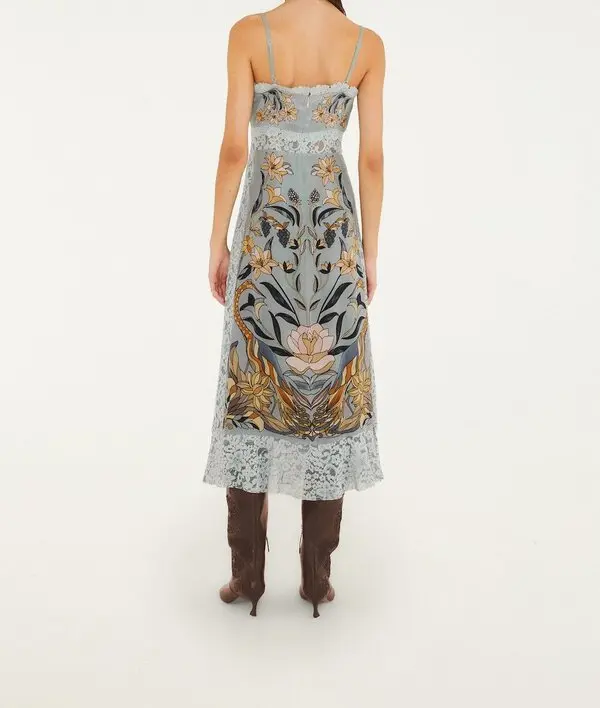 Farm Rio Floral Print Dress