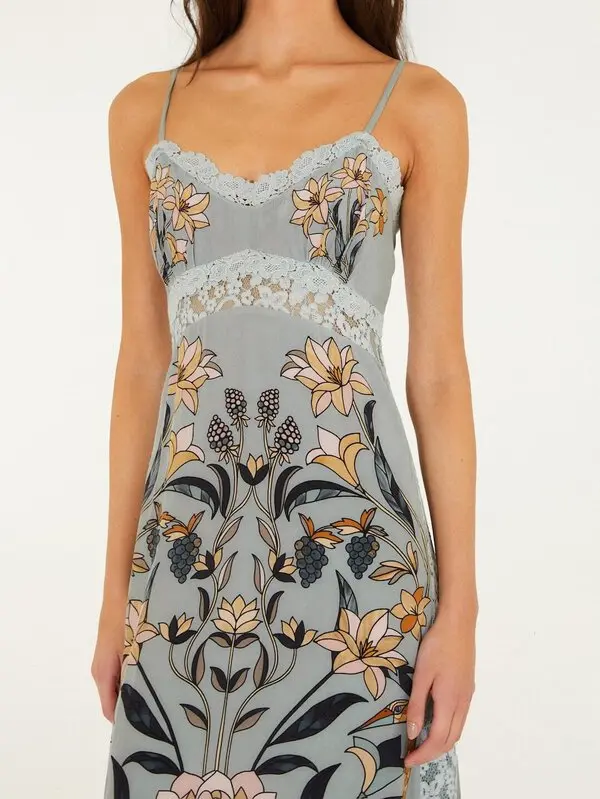 Farm Rio Floral Print Dress