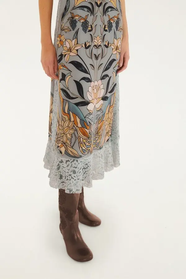 Farm Rio Floral Print Dress