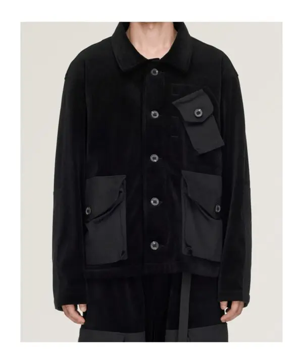 Y3 Velvet Corduroy Utility Blouson