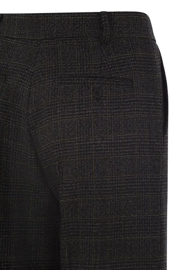Max Mara Pacca Checked Straight-leg Pants