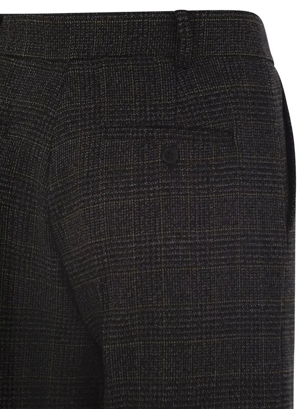 Max Mara Pacca Checked Straight-leg Pants