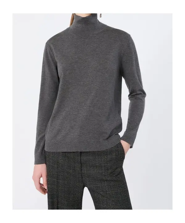 Max Mara Kiku Ribbed Turtleneck Sweater